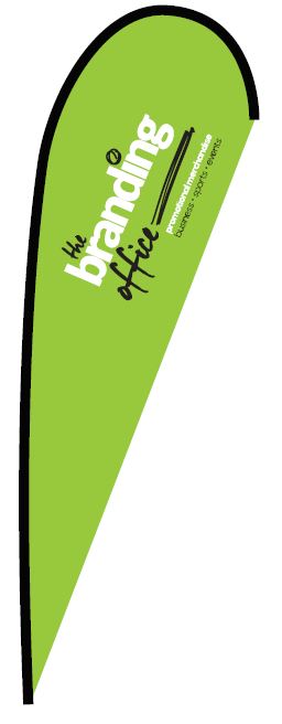 Tear Drop Banner | The Branding Office